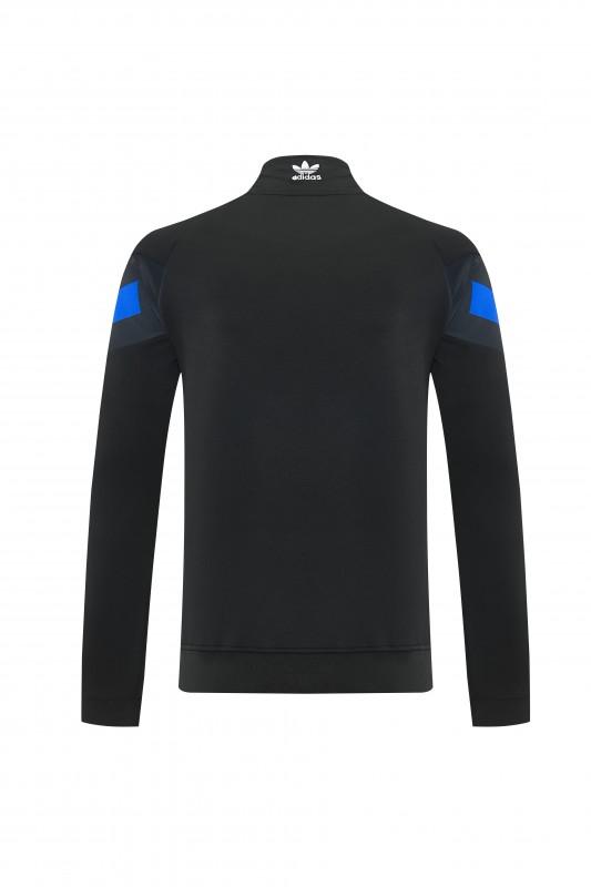2026/27 Adidas Originals Black & Royal Blue Full Zipper Jacket ...